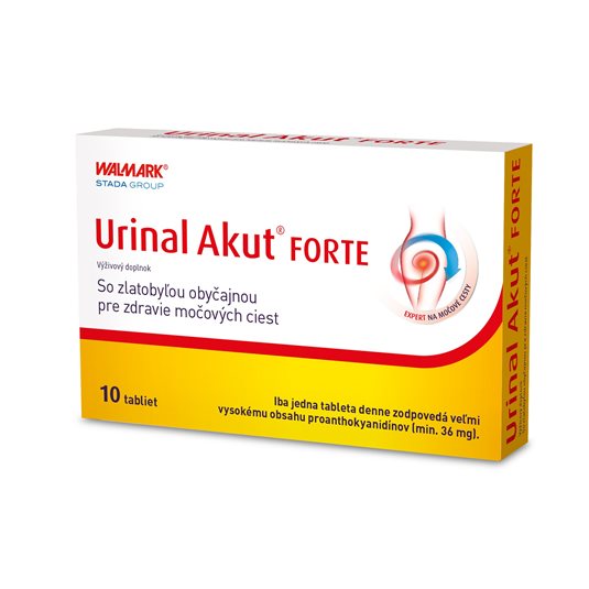 Urinal AKUT FORTE - rýchla starostlivosť o zdravie močových ciest | Wavita